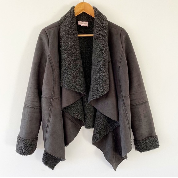 Romeo & Juliet Couture | Jackets & Coats | Romeo Juliet Faux Suede ...